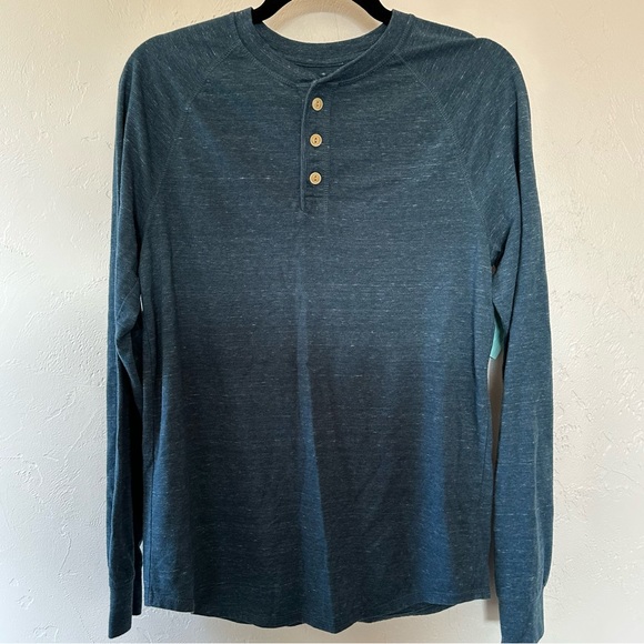 Goodfellow & Co | Shirts | Goodfellow Co Greenblue Heathered Henley ...